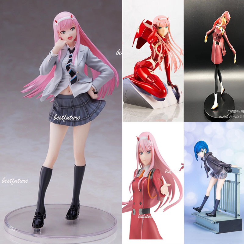 Anime DARLING In The FRANXX Zero Two PVC Action Figures Model Dolls ...