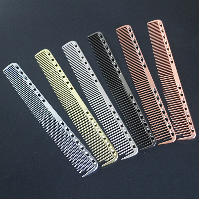 Ready Stock Aluminum Combs Anti-static Fashion Salon Beauty Combs Home ...