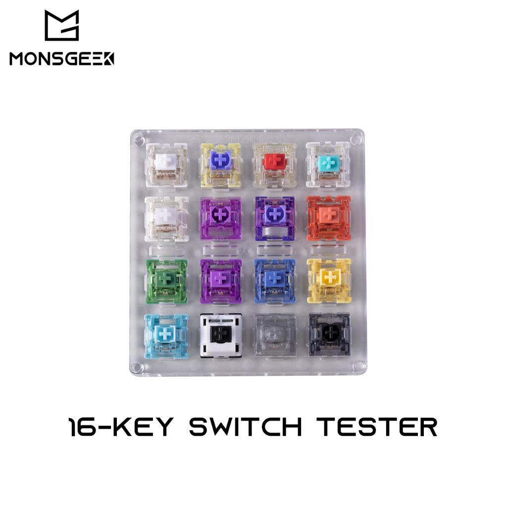 Akko x MonsGeek Acrylic 16-key Switch Tester For Mechanical Keyboard ...