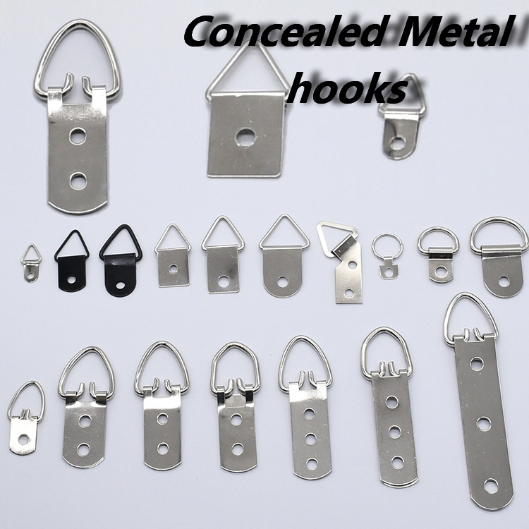 Concealed Metal hooks with screws for painting frames and photo frames ...