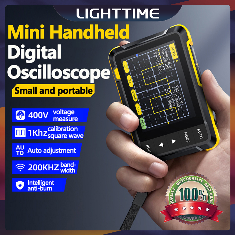 DSO152 Mini Handheld Digital Oscilloscope 200KHz Analog Bandwidth 2 ...