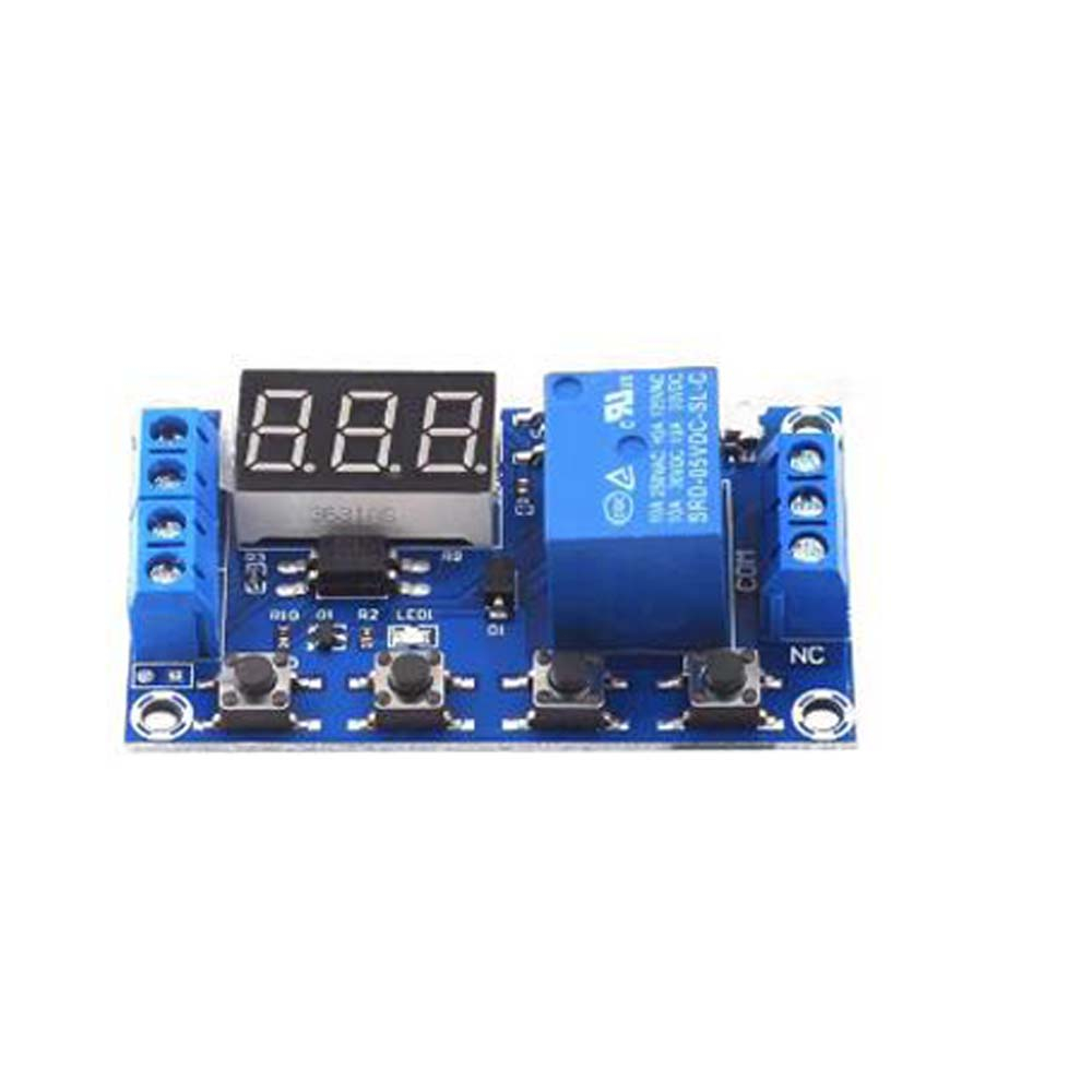 DC 5V 12V 24V LED Light Digital Time Delay Relay Trigger Cycle Timer Switch Circuit Board Timing ...