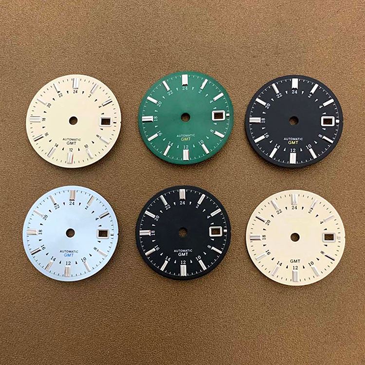 31MM Watch Dial with GS logo Replacement Watch Accessories for NH34 ...