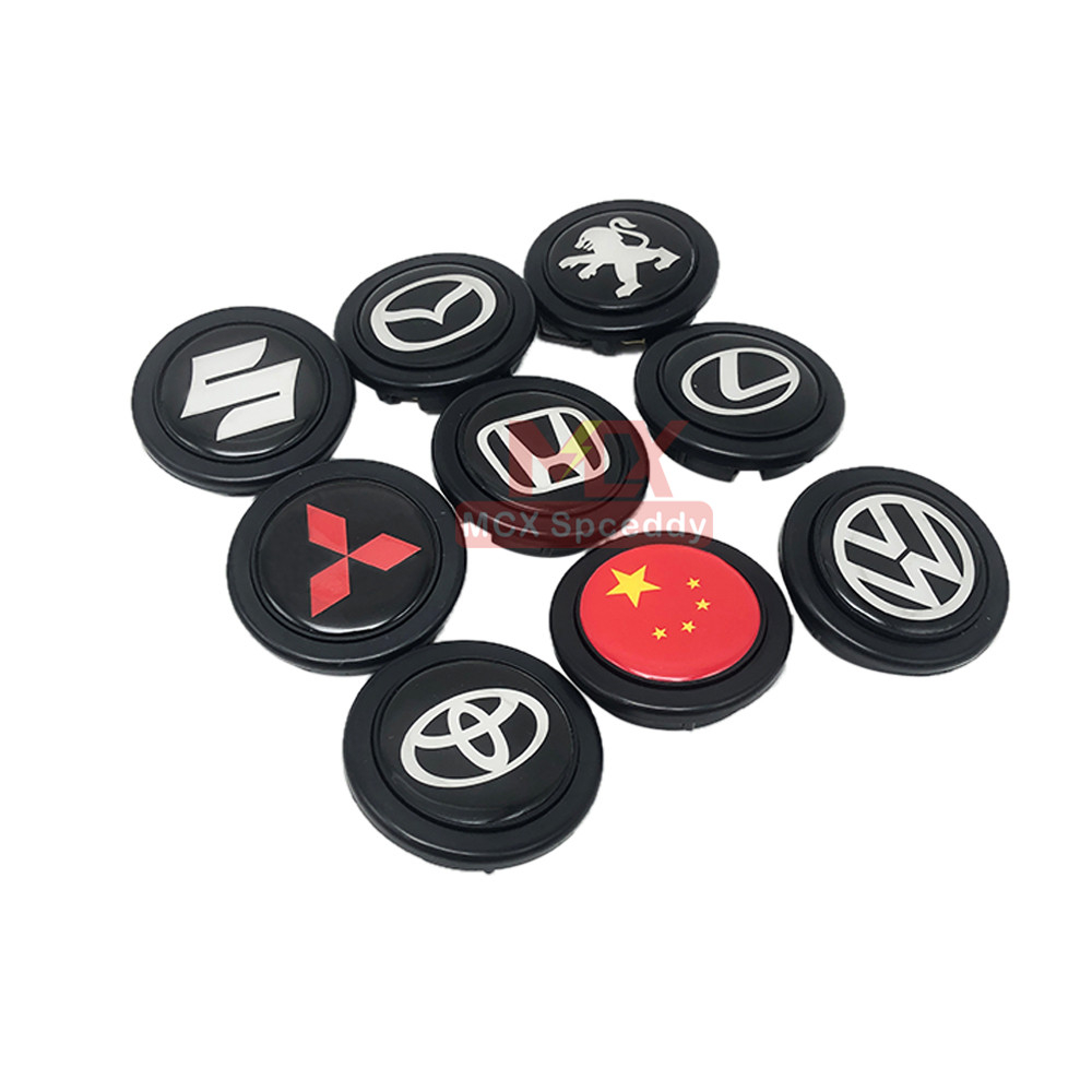 Racing Sport JDM Steering Wheel Horn Button For BMW Mercedes-Benz Honda ...