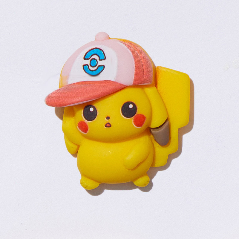 Pikachu charms DIY crocs jibbitz Cute 3D Resin Jewelry Making Shoe ...