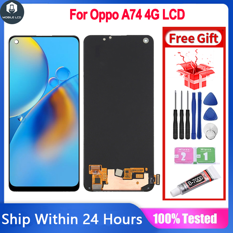 Original LCD Compatible For OPPO A74 4G /Reno 5Z /A94 4G 5G/Reno6Z/Reno4se/Reno5F/Reno5lite ...