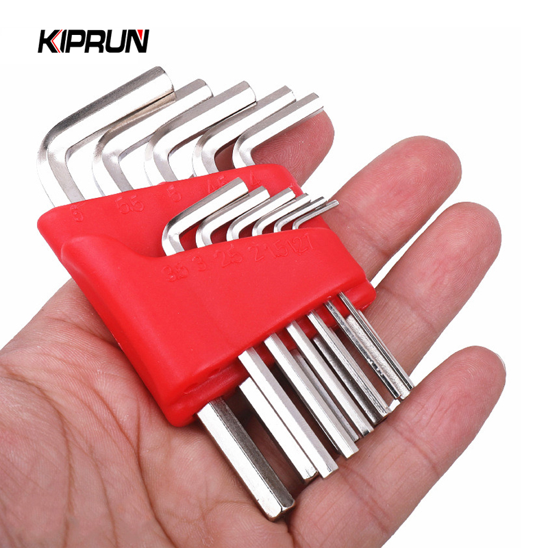 KIPRUN 11Pcs Hex Key Set,CR-V Hex Key Wrench,2mm Hex Key Allen Wrench ...