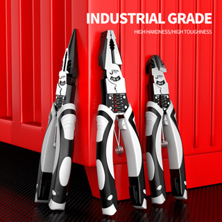 9 inch Multifunctional Wire stripper cutter Plier set long nose plier ...