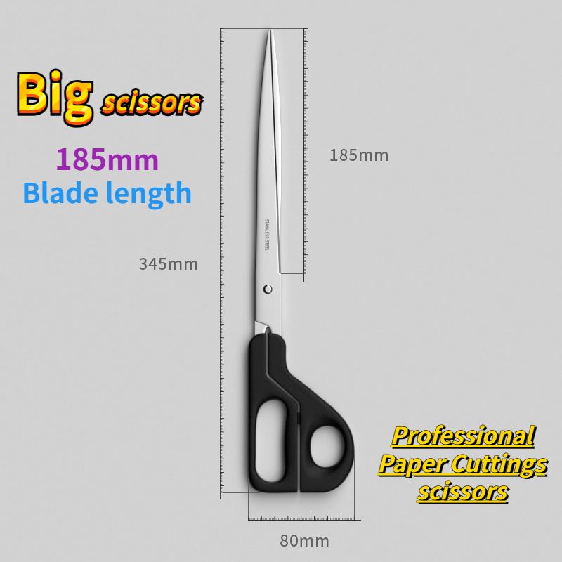 Special A4 Paper Long Scissors Tailor Scissors Paper-Cutting Long Mouth ...