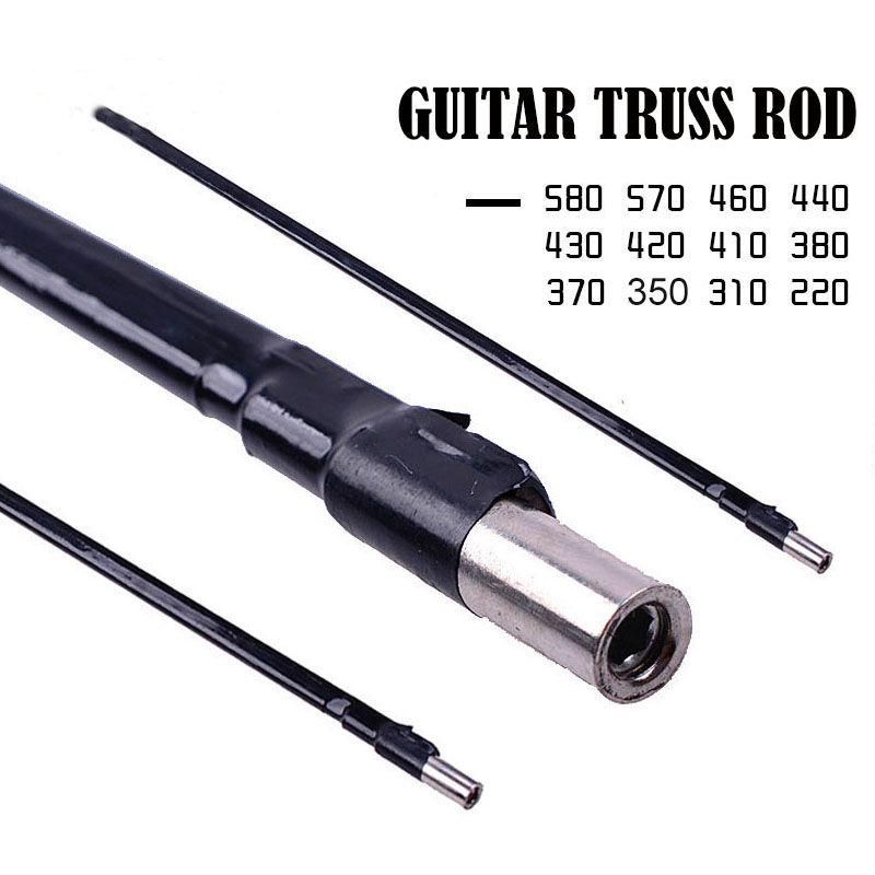 Double Way Double Course Guitar Neck Truss Rod A3 Steel Diameter 9mm ...