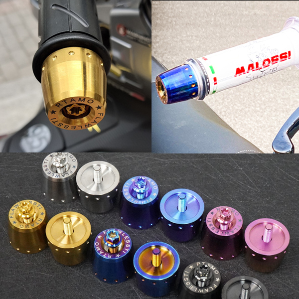 RTAMO Titanium Gr5 Nmax Aerox Xmax 250 Xmax 300 Bar End Sold One By ...