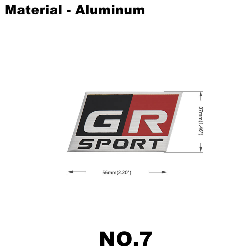 Car Decals Steering Wheel Panel Sticker GR Sport Emblem GAZOO RACING ...