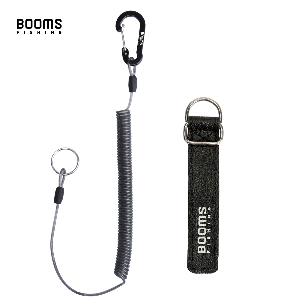 Booms Fishing T01 Fishing Coiled Lanyards With Rod Tie Beltb For ...