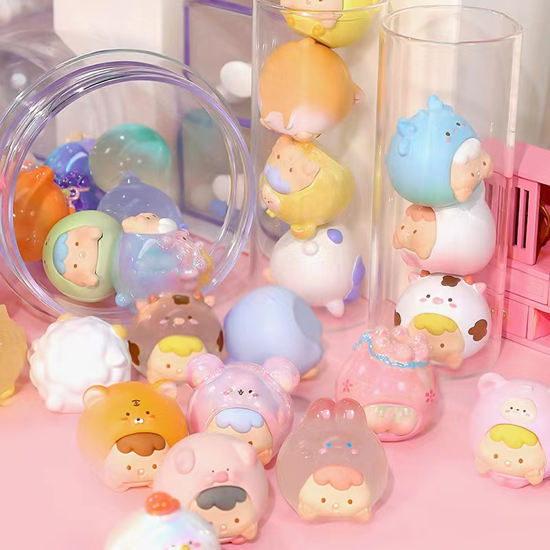 New Twelve Constellation Small Milk Blocks Fu Meng Tablets Blind Bag ...