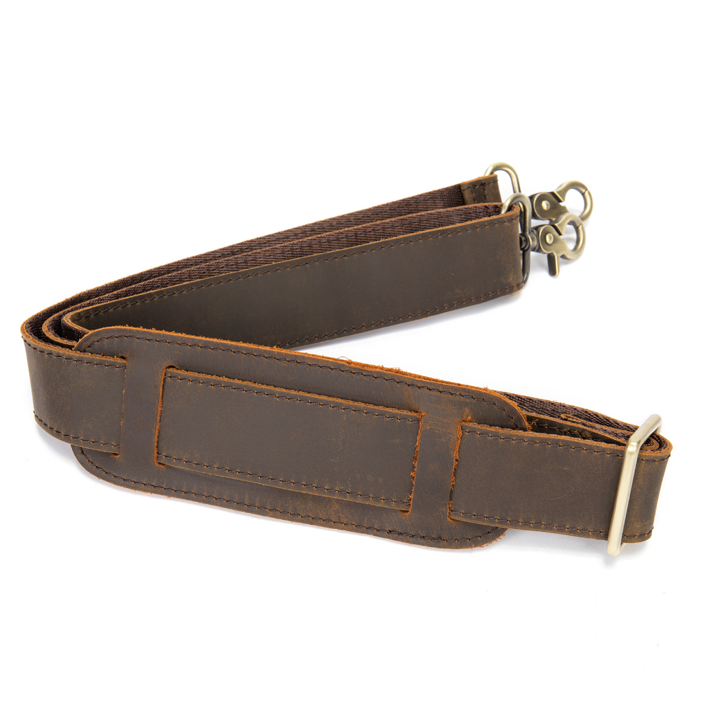 Vintage Shoulder Strap Bag Men's Accessories Practical Genuine Leather ...
