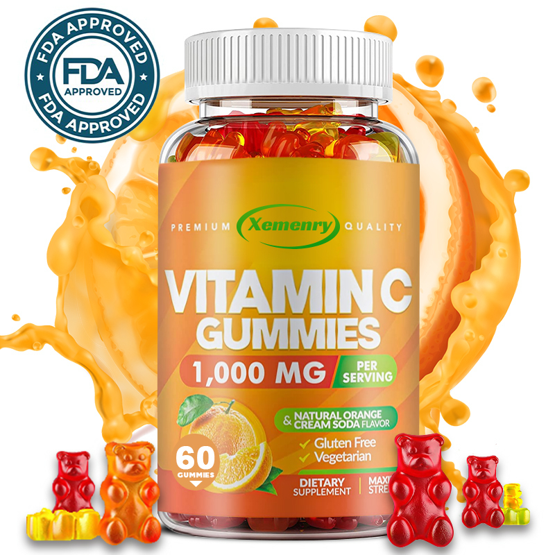 Vitamin C 1000 mg Gummies - Multivitamin with Zinc and Herbal Extracts ...