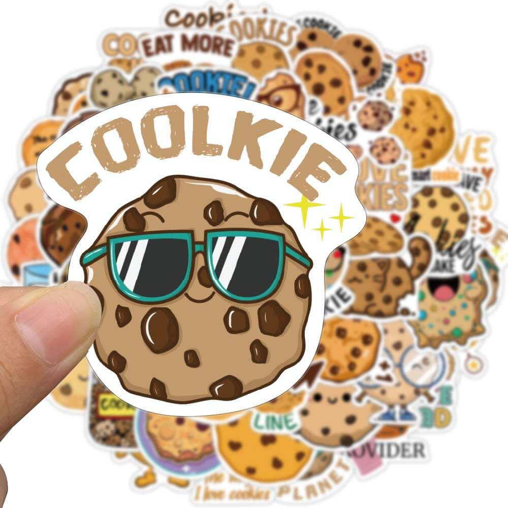 [Large stickers]50PCS Cartoon Cookies Stickers Yummy Dessert Mini Diary ...