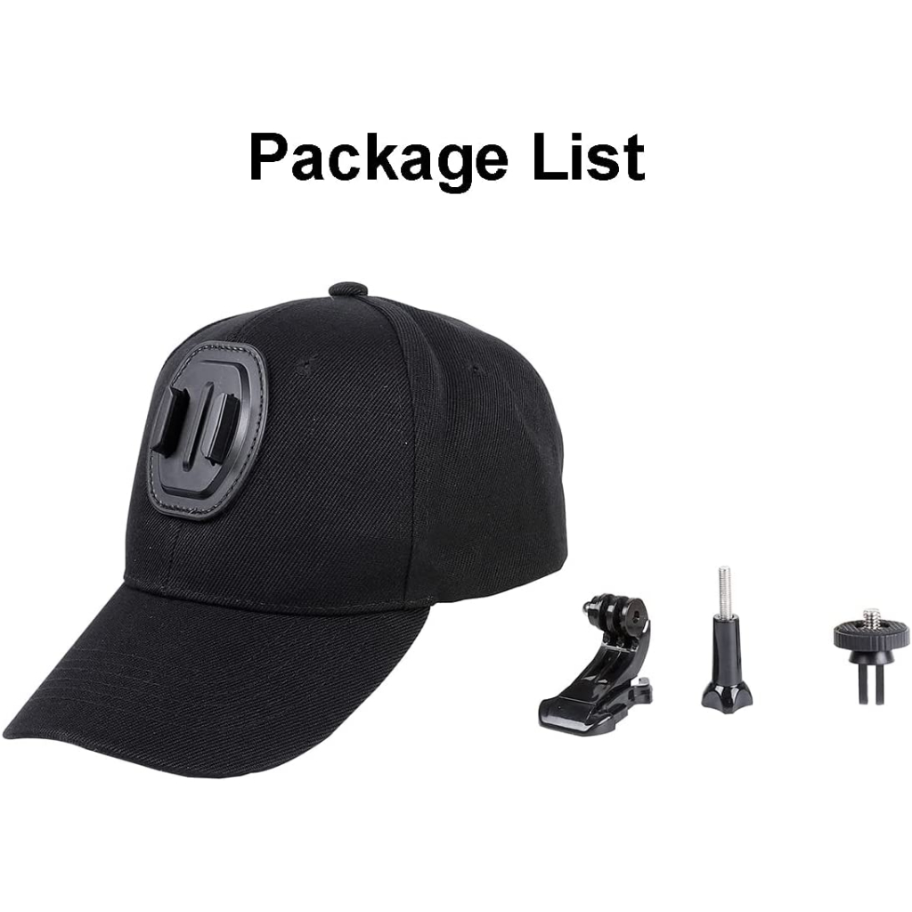 Baseball Cap Hat with Action Cam Mount for Insta360 X3/Go 3/Go 3s/One ...