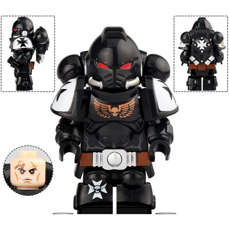 Black Templars Blood Angels Block Toys Warhammer 40K Mini Toy Figure ...