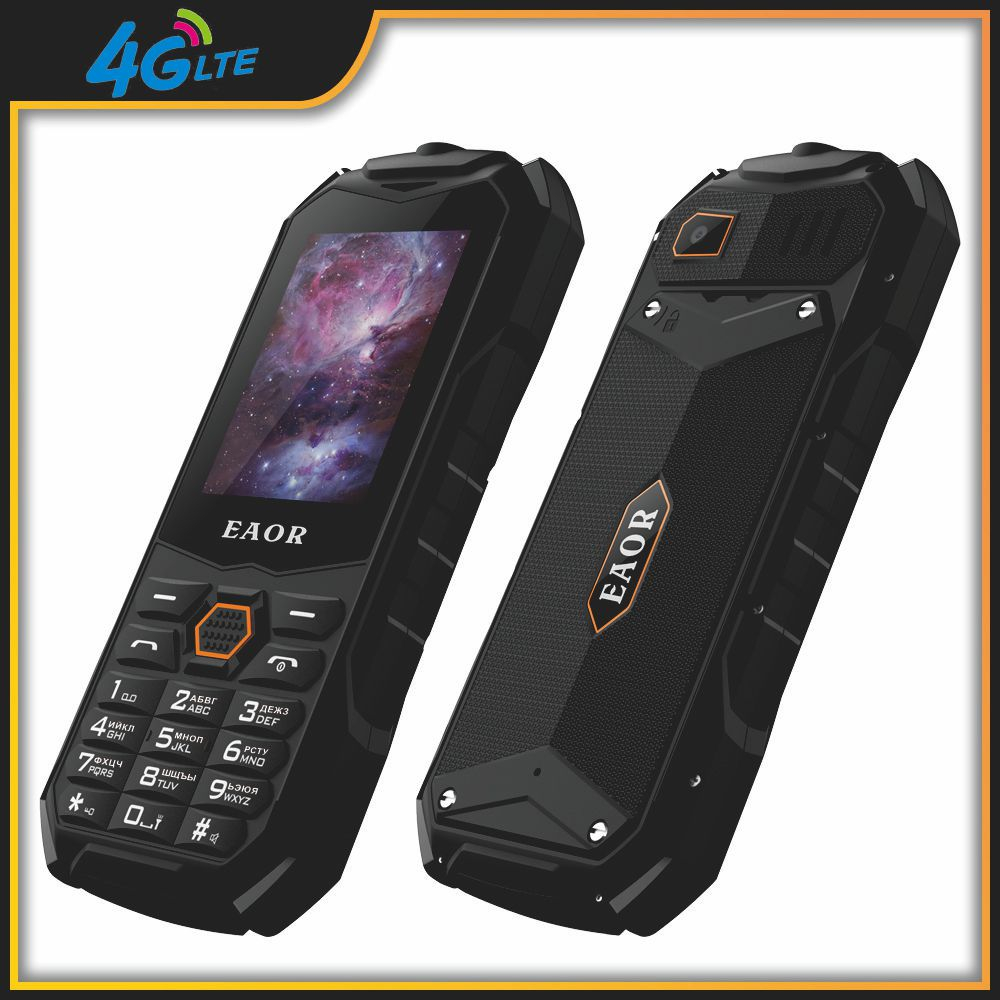 EAOR 4G LTE Rugged Phone IP68 Waterproof Mobile Phone 3000mAh Big ...