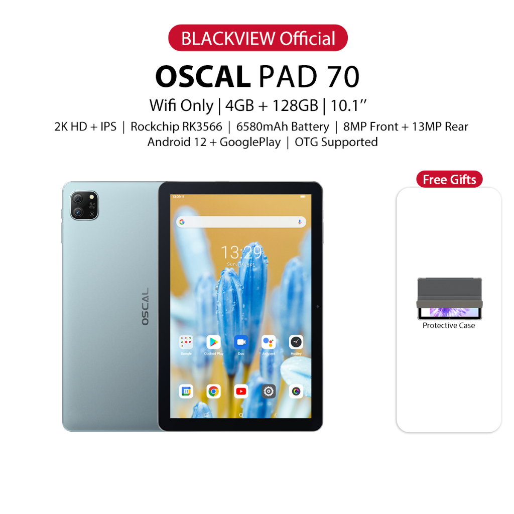 Blackview Oscal Pad 70 Tablet Android (10.1'' / 4GB RAM + 64/128GB ROM) | Shopee Malaysia