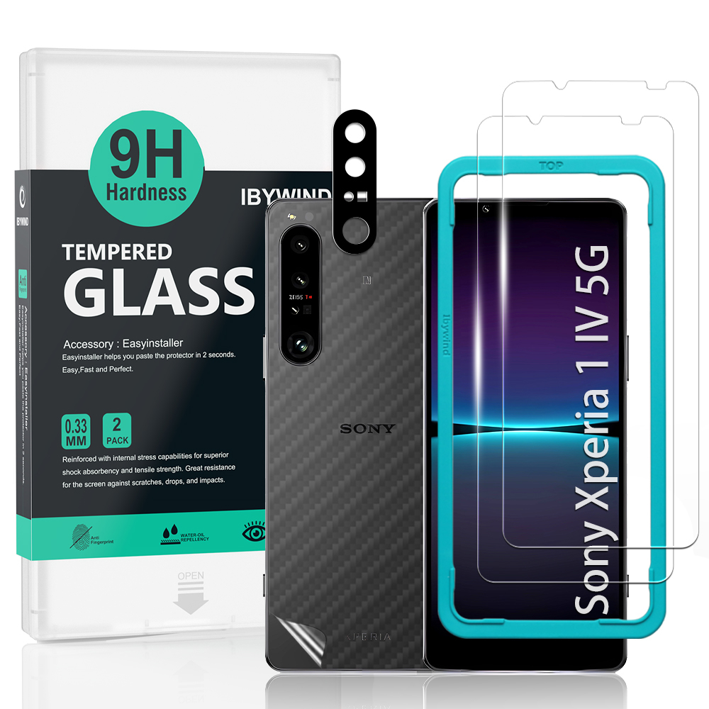 Ibywind For Sony Xperia 1 IV 5G Screen Protector(Pack of 2),with Lens ...