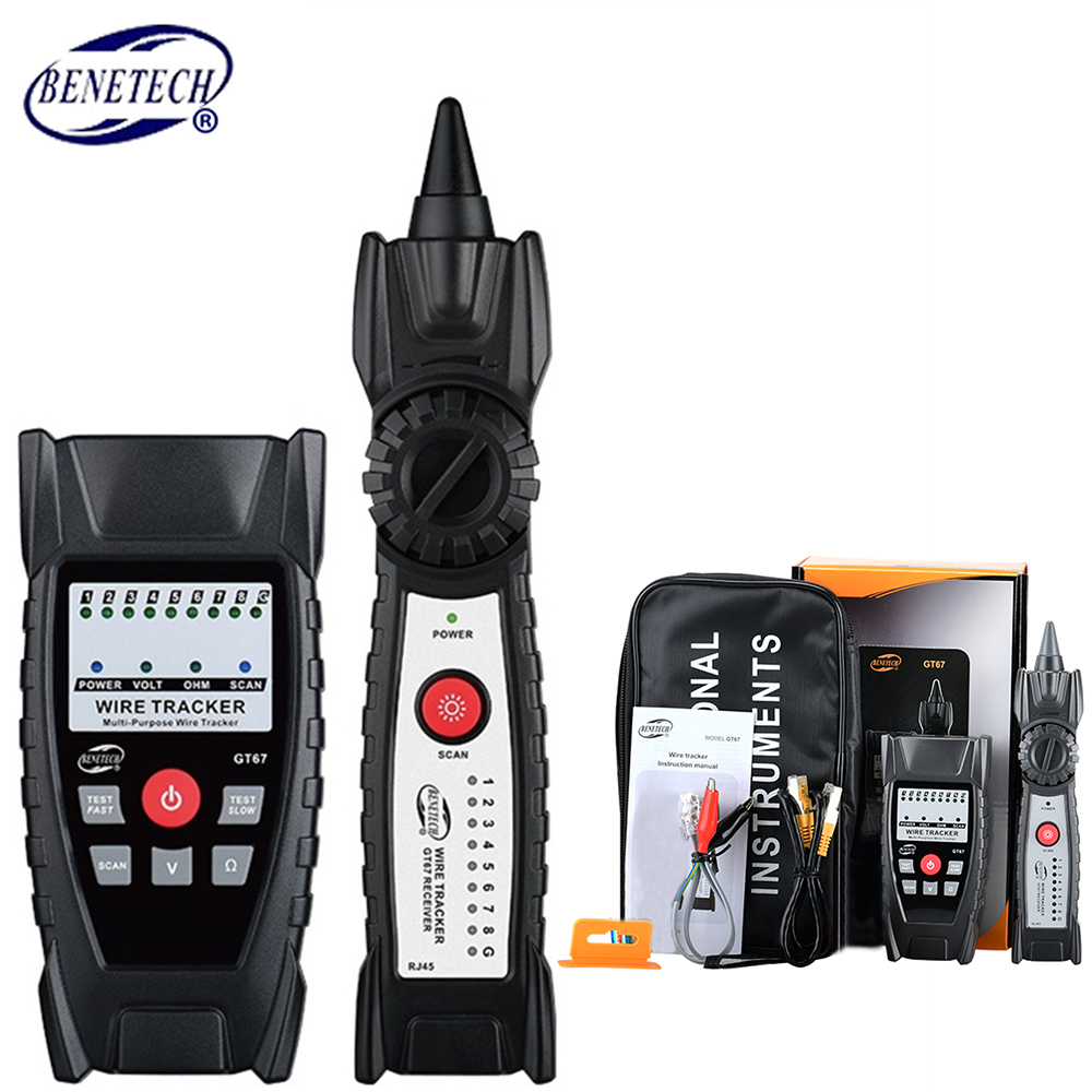 Line Finder Cable Tester Network Test Tool Ethernet RJ11 LAN Cable ...