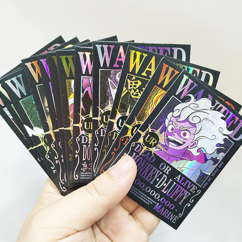 One Piece Character Card Anime Flash Card Collection Rank UR Black ...