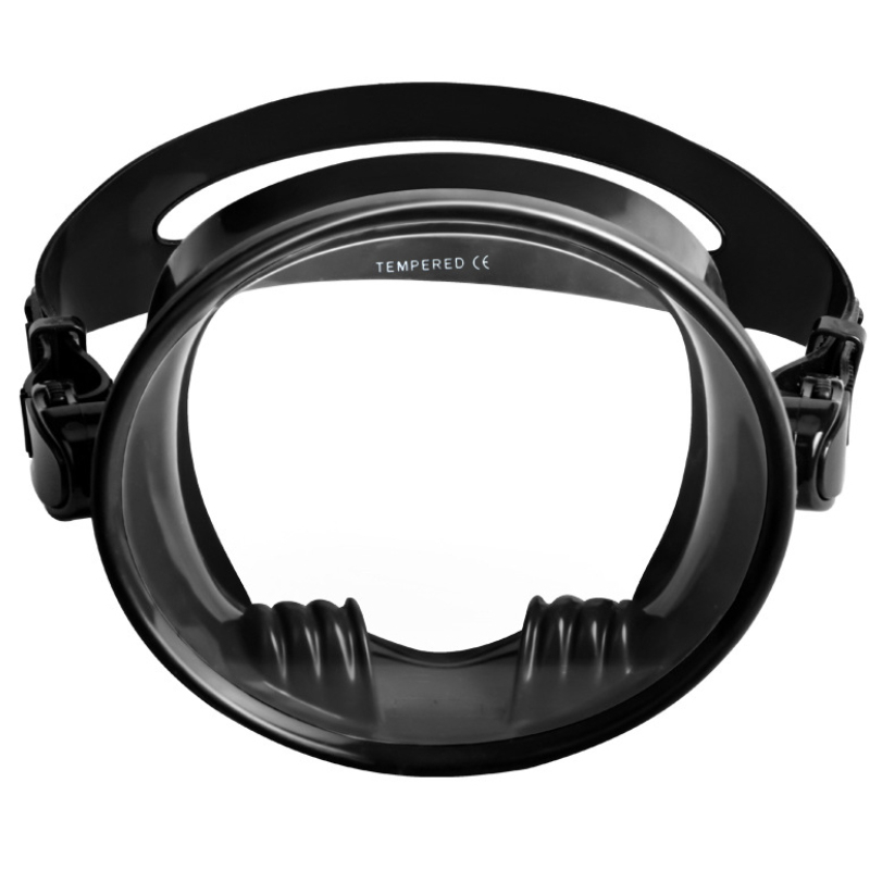 Snorkeling Mask 180 Degree Wide View Diving Mask Oval Oval Frameless ...