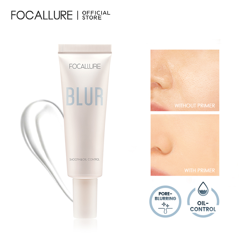 FOCALLURE Blur Clear Gel Oil Control Refreshing Face Primer Pore ...