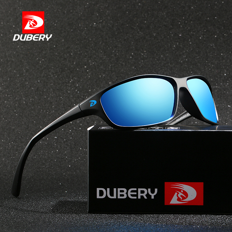 DUBERY Brand Design Polarized Sunglasses Men Square Driver Shades ...