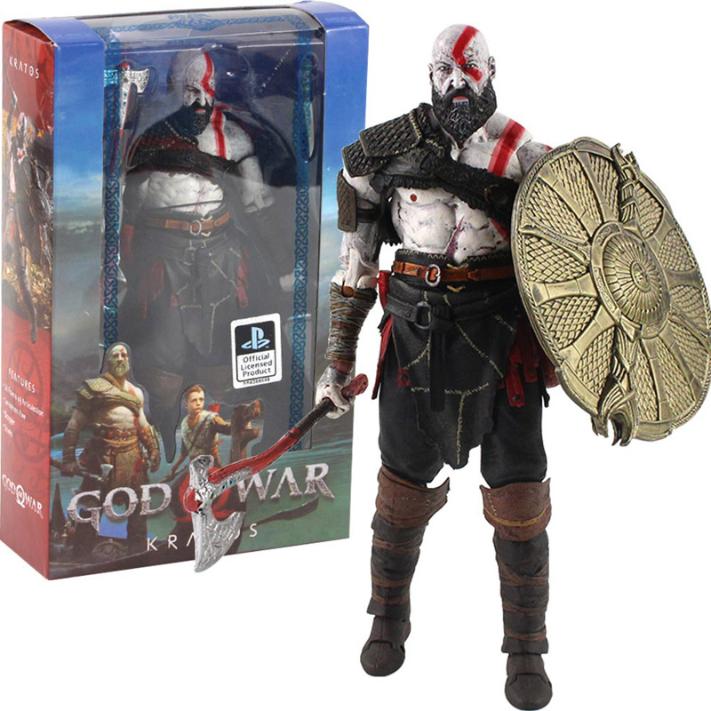 20cm NECA Sony Game God OF War 4 Kratos Figure Sparta Ares Zeus Movable ...
