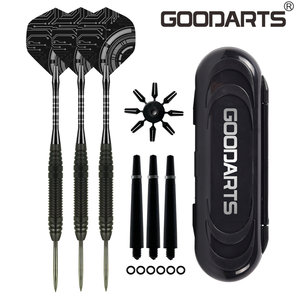 GOODARTS 3 pieces 22 Gram Professional Steel Tip Darts Brass Dart Set ...