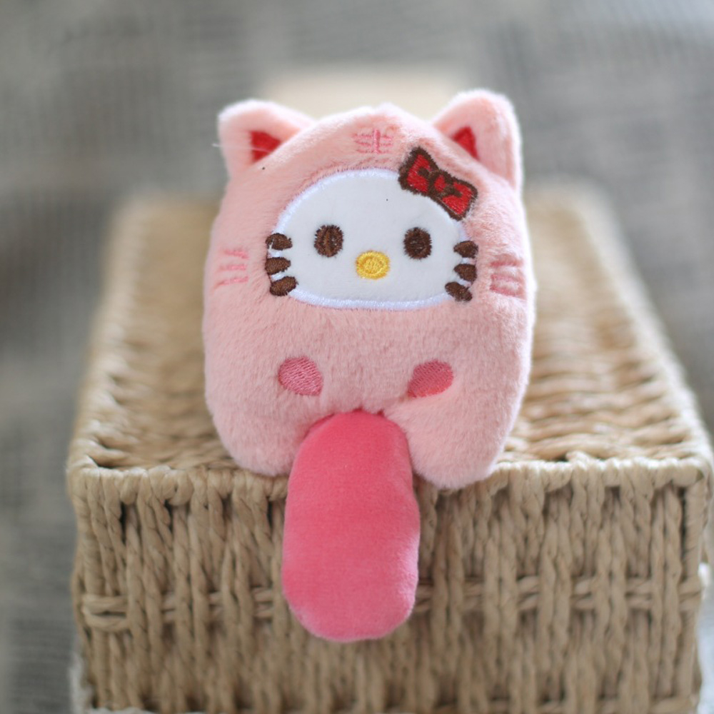 XJ- Cute Kawaii Plushie Key Ring Sanrio Kuromi Melody Cinnamoroll Plush ...