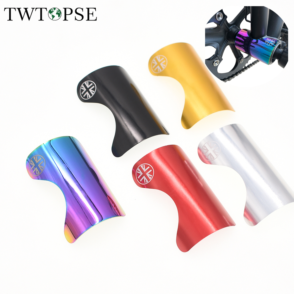 TWTOPSE British Flag Alloy Bicycle Frame Protector Sticker For Brompton 3SIXTY Folding Bike ...