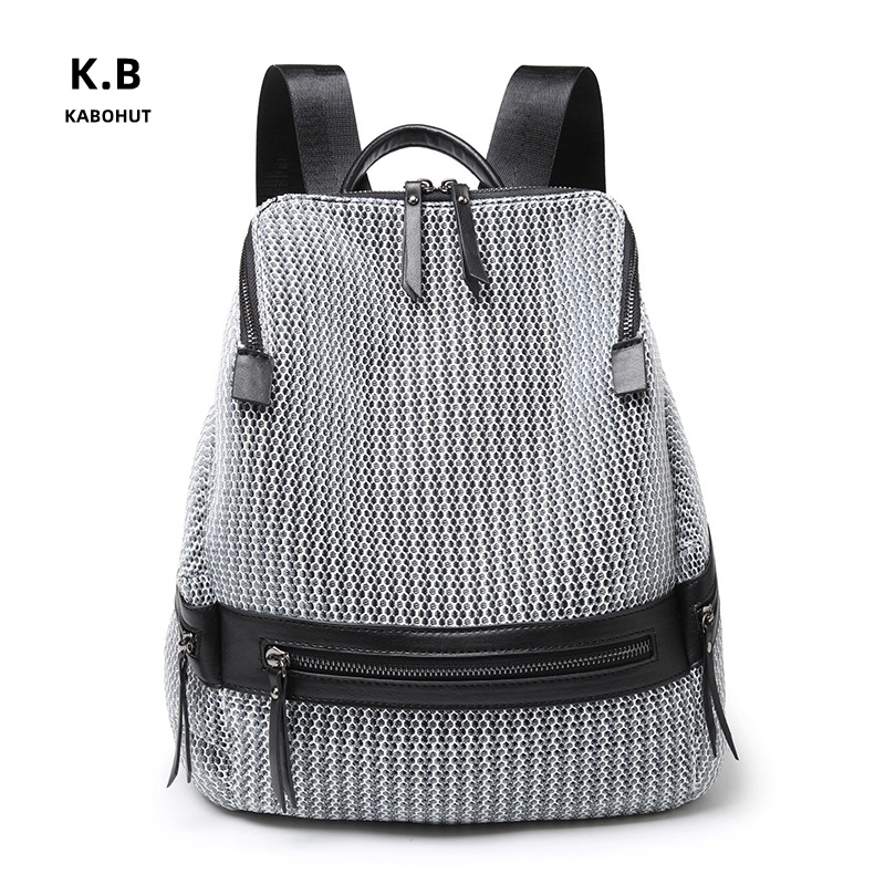 Kabohut New Style Backpack Ladies Casual Backpack Large Capacity Mesh ...