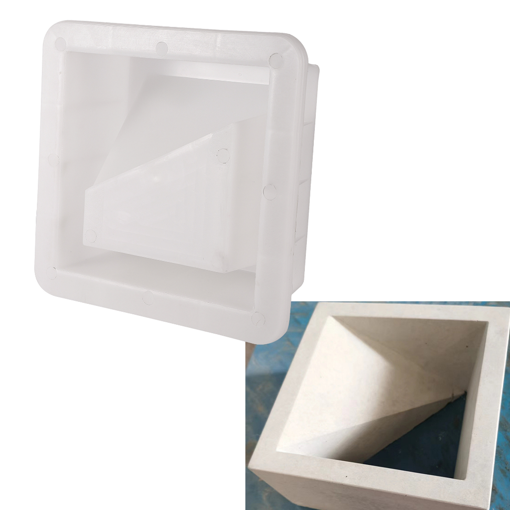 Cement hollow brick mold plastic geometry modern 3d diy air-brick grid ...