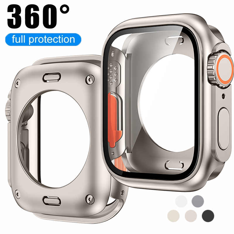 Screen Protector Cover for Apple Watch 45mm 44mm 40mm 41mm Hard PC ...