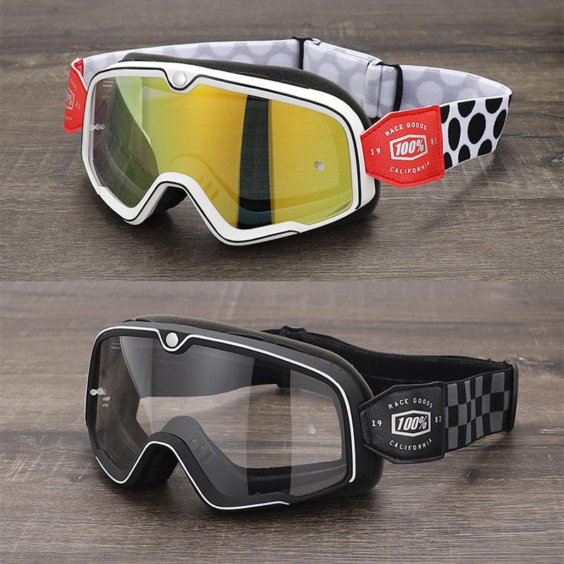 100% Classic Retro Harley Helmet Goggles Barstow Motocross Helmet ...