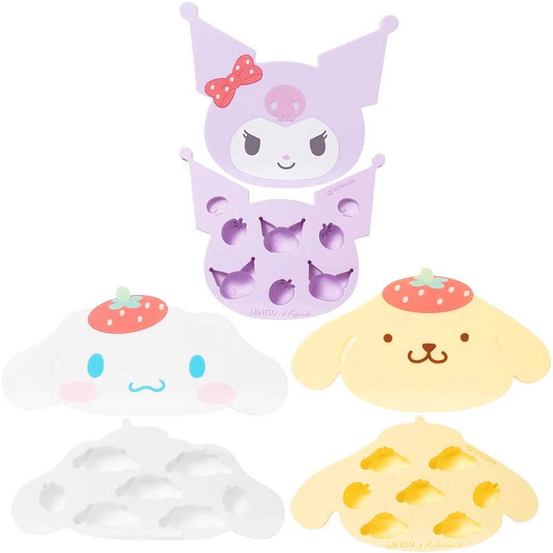 Sanrio Cinnamoroll Ice Cube Tray Melody Purin DIY PP Mold Jelly Maker ...