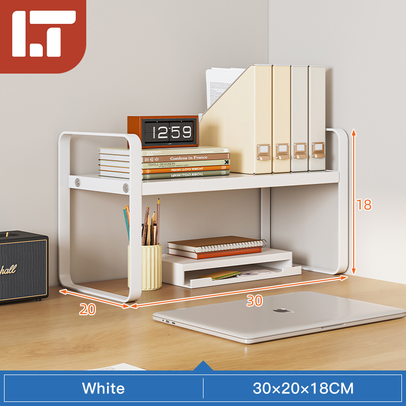 Desktop Rack Table Shelf Book Rack Desk Organizer Storage Rack Book ...