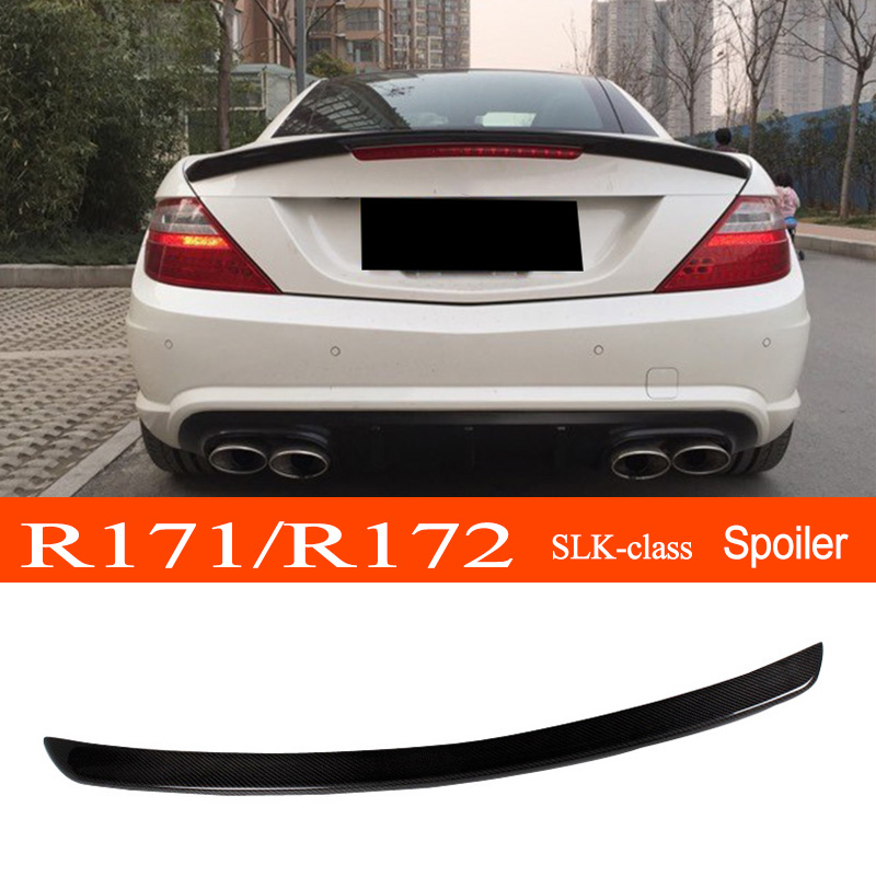 R171 R172 Carbon Fiber/FRP Rear Wing Lip Spoiler for Mercedes-Benz SLK ...