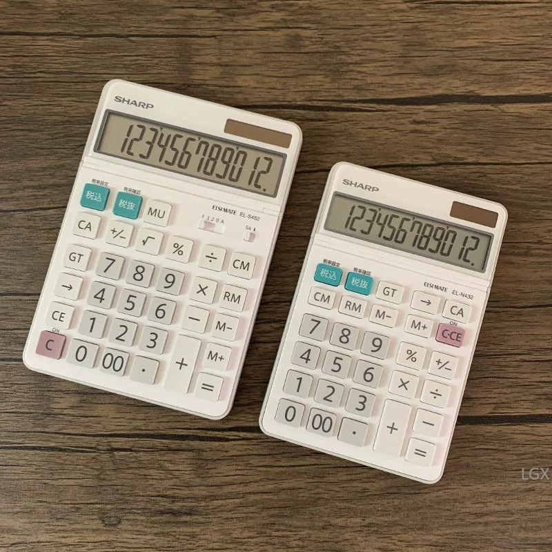 Sharp SHARP EL-S452 Fashion Desktop Calculator For Financial Accounting ...