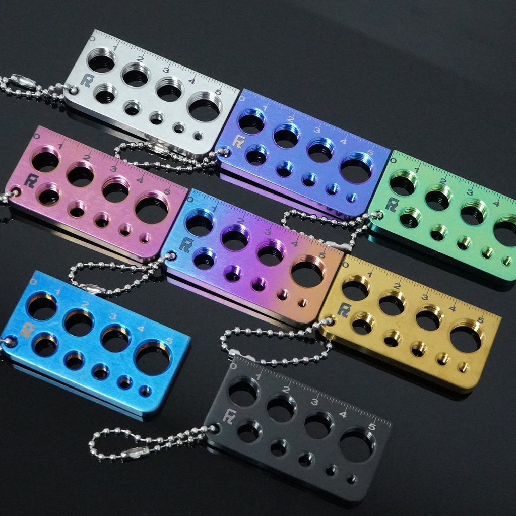 RTAMO Titanium Gr5 Titanium Mesaure Ruler Bolt Diameter Bolt Length And ...