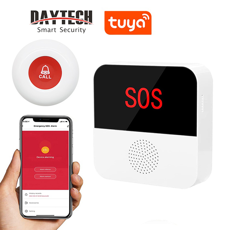 Daytech WiFi Smart Wireless Caregiver Pager Call Button System Nurse ...