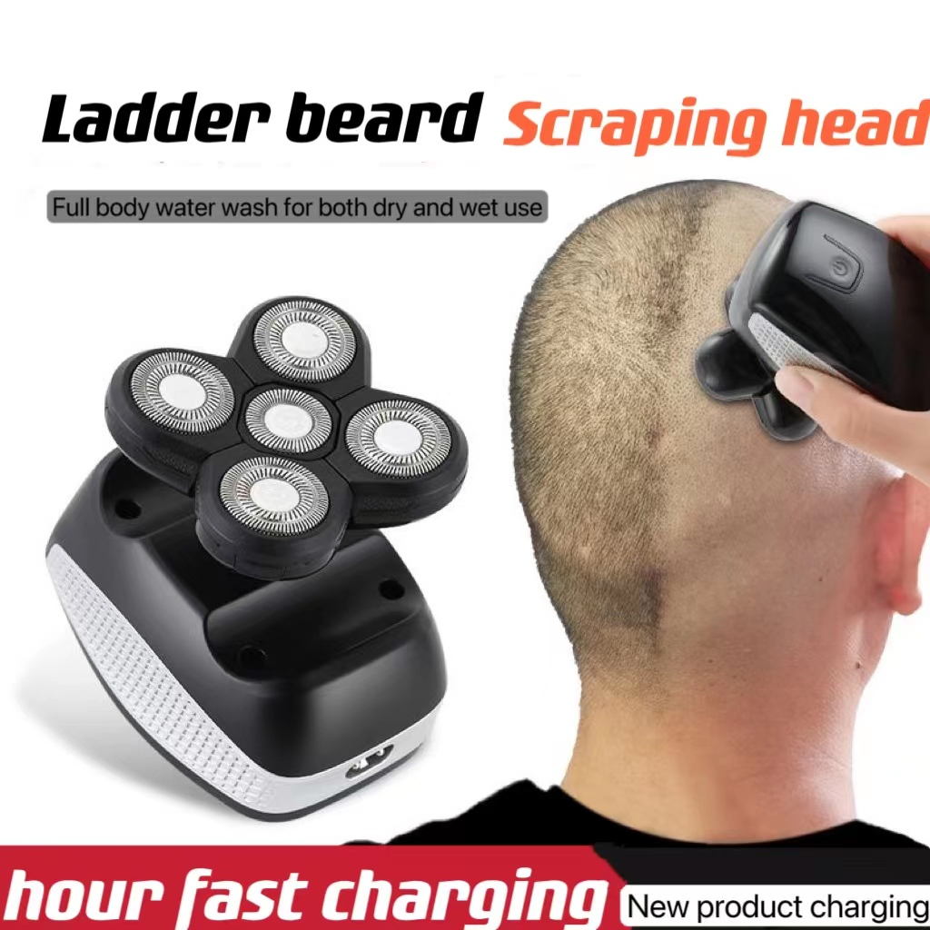 Five-head Shaving Head Handy Tool Hair Clipper Self-Shaving Electric ...
