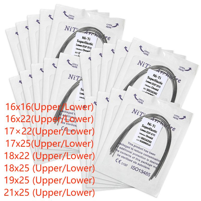 1 Pack Dental Super Elastic Niti Rectangular Arch Wire ovoid Upper ...