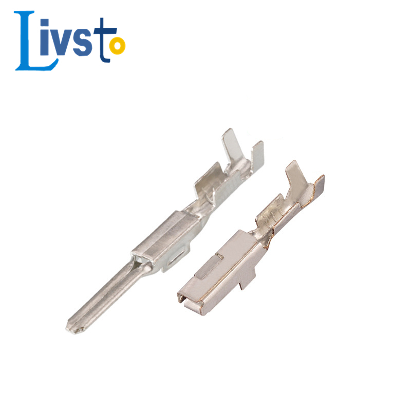 100Pcs 2.2 mm Male Female Car Crimp Terminals ST740673-3 8100-0457/8100 ...