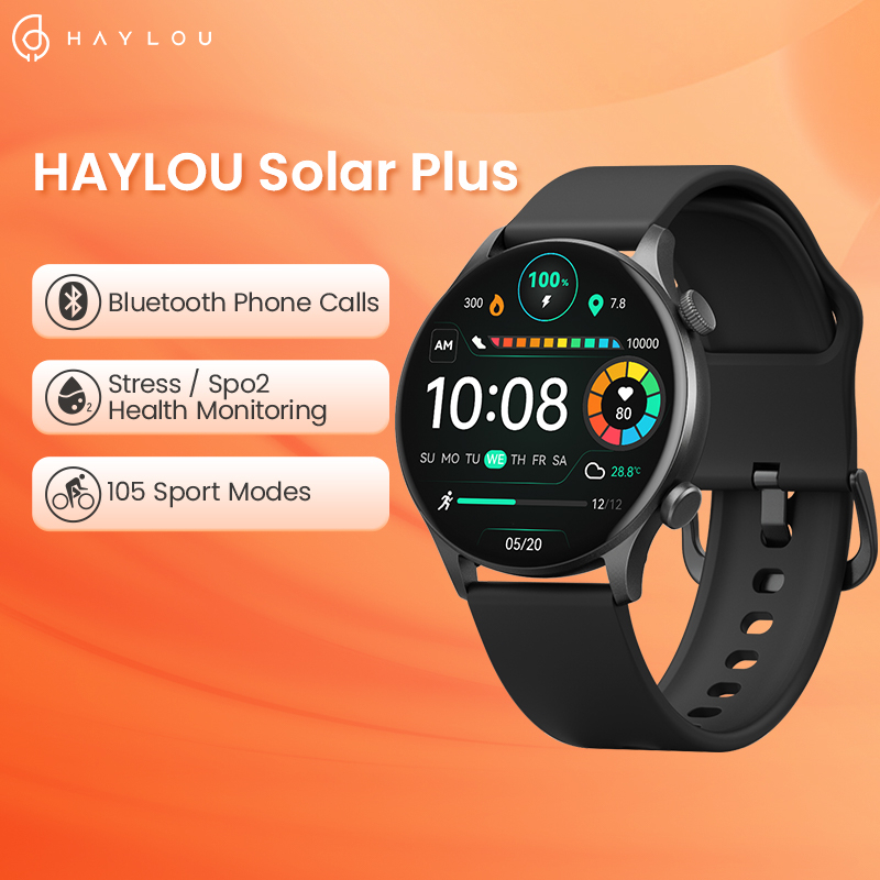 HAYLOU Solar Plus Smart Watch 1.43"AMOLED Display Bluetooth Phone Call ...