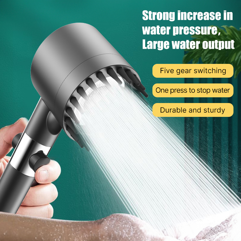 Kit 4 In 1 Massage Pressurized Filter Spray Three-Speed Shower Head ...